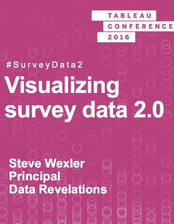 Visualizing Survey Data - Data Revelations